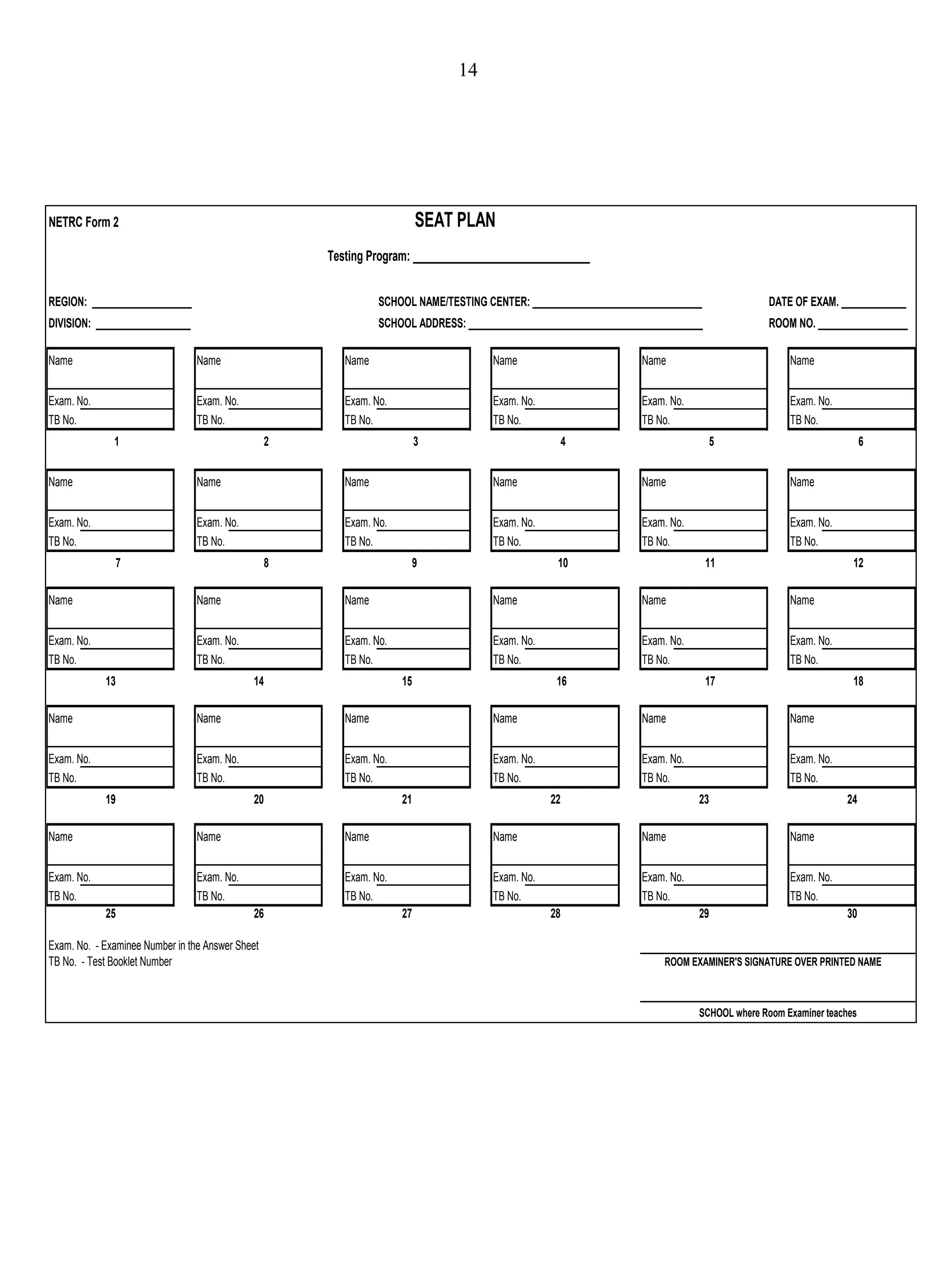 Nat examiner's handbook grade 6 2015 | PDF