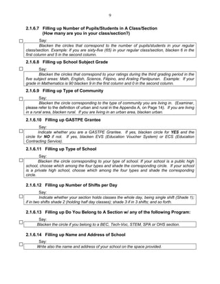 Nat examiner's handbook year 4 2015 | PDF