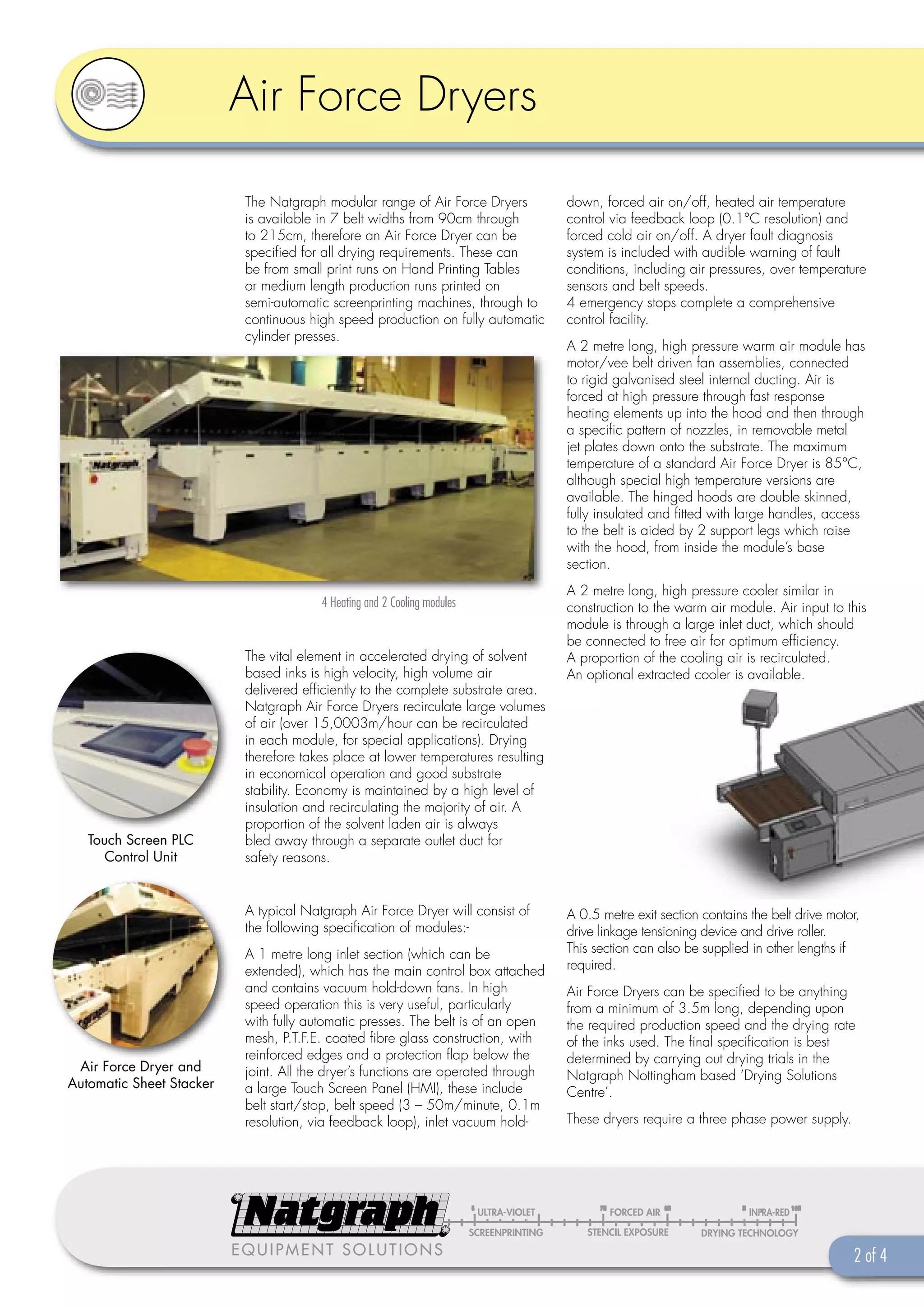 Natgraph Air Force Dryers & Options | PDF