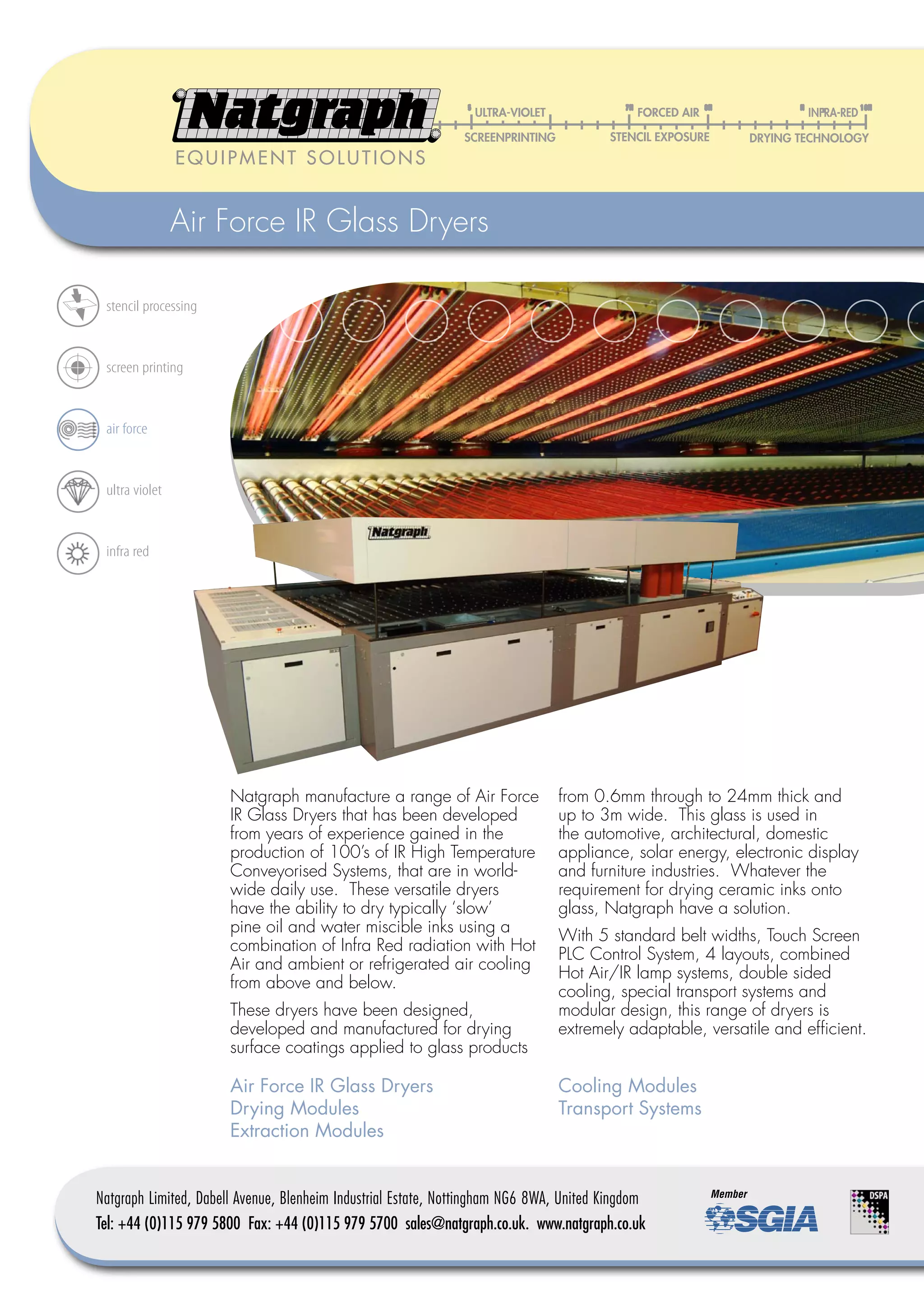 Natgraph Airforce Ir Glass Dryers Etc | PDF