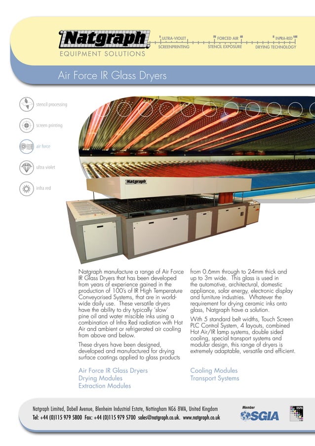 Natgraph Airforce Ir Glass Dryers Etc | PDF