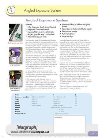 Natgraph Angled Exposure System | PDF | Operating Systems | Computer Software and Applications