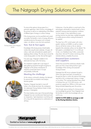 Natgraph Drying Solutions Centre | PDF