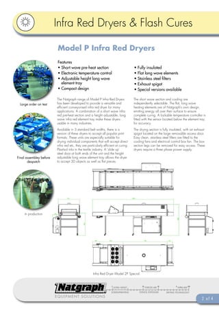 Natgraph Infra Red Dryers & Flash Cures | PDF