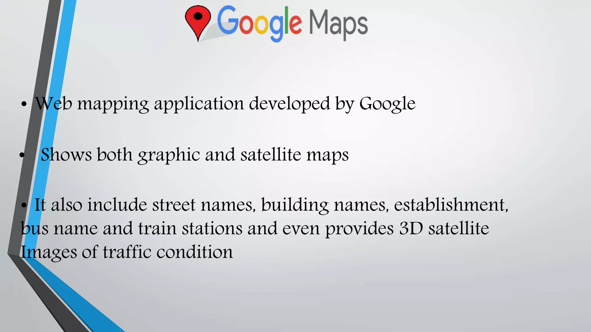 Mobile Mapping Applications | PPTX