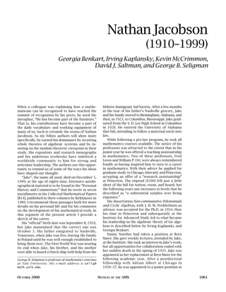 Nathan jacobson1910-1999-110921042911-phpapp02 | PDF