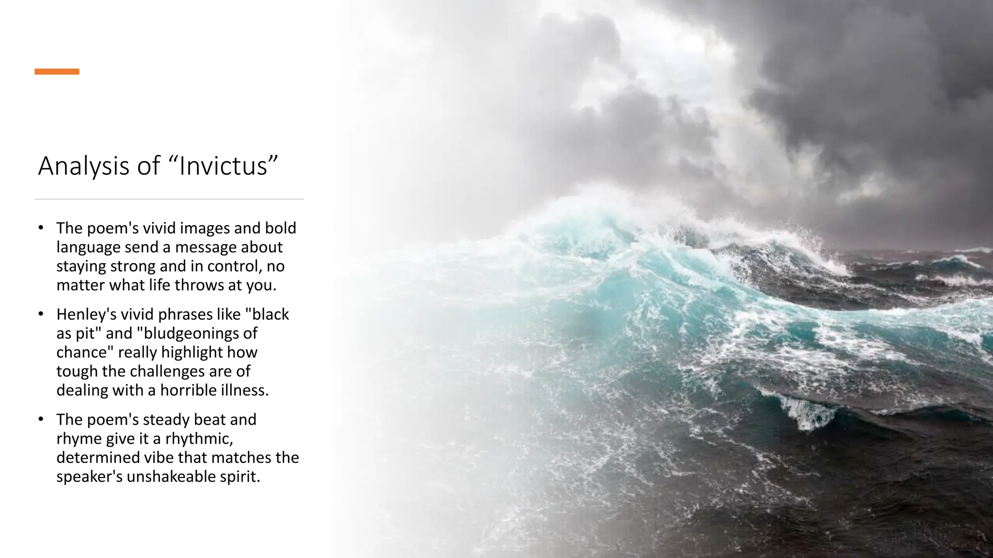 Nathan Barba: "Invictus" by William Ernest Henley | PPTX