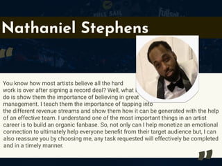 Nathaniel Stephens - Personal Brand | PDF