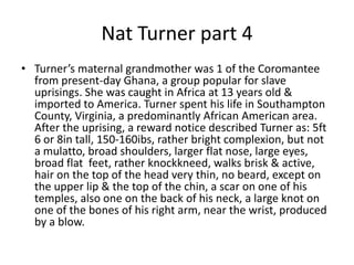 Nathaniel turner | PPT