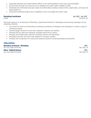 Nathaniel Yip resume 2016 | PDF | Marketing and Advertising | Business