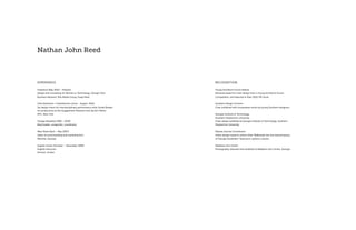 The Visual Resume of Nathan Reed | PDF