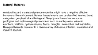 Exploring Natural Hazards | PPT