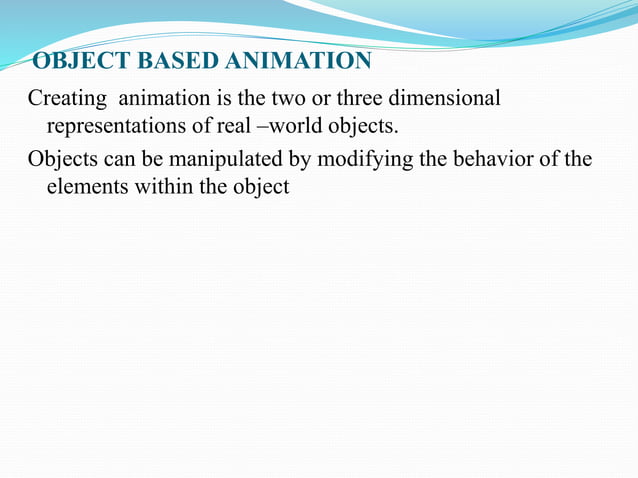 DIGITAL VIDEO DATA SIZING AND OBJECT BASED ANIMATION | PPTX | Digital Audio | Computer Software ...