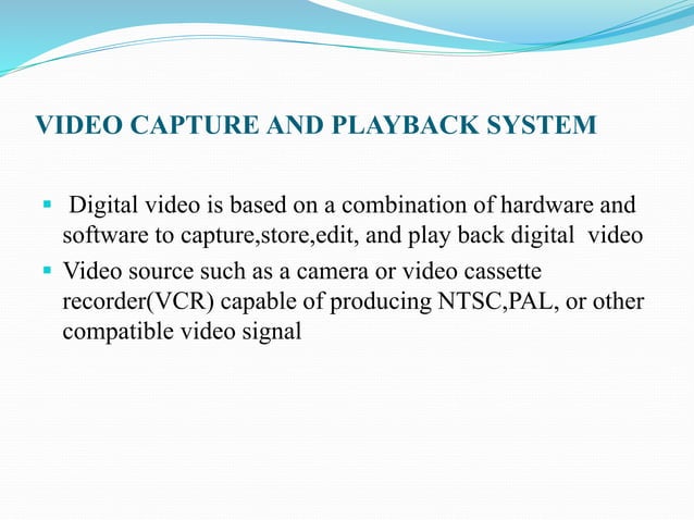 DIGITAL VIDEO DATA SIZING AND OBJECT BASED ANIMATION | PPTX | Digital Audio | Computer Software ...