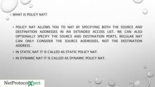 NAT in ASA Firewall | PPTX