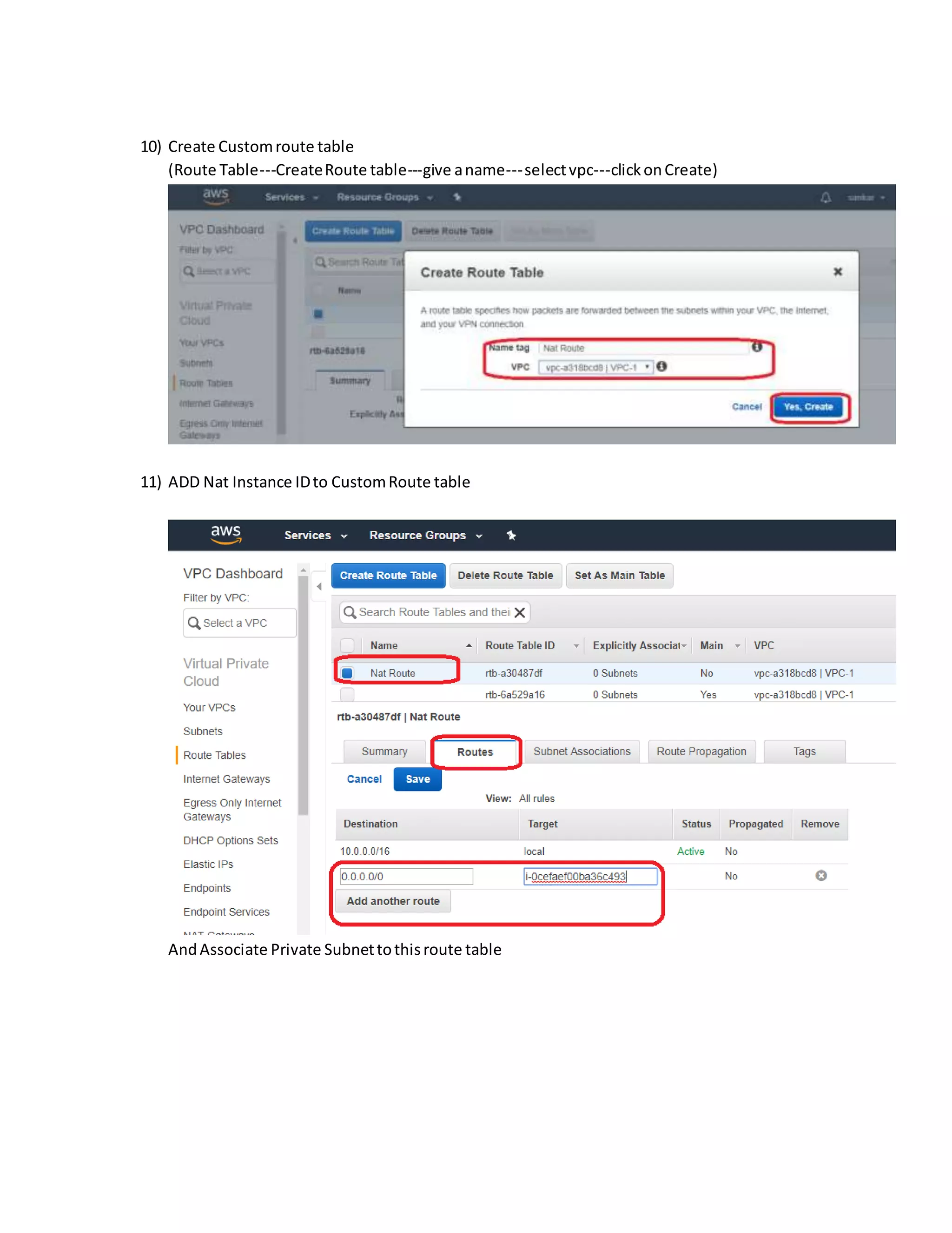 Aws Nat Instance Configuration Pdf