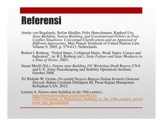 Nation-State Building, Merajut Kembali ke-Indonesia-an Yang Retak | PDF
