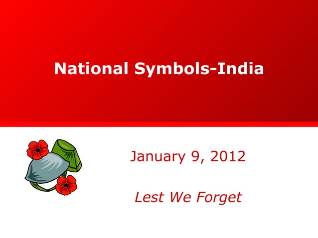 National Symbols-India | PPT