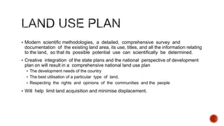 National Land Reforms Policy [Draft, July 2013] | PPTX