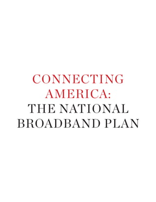 National Broadband Plan | PDF