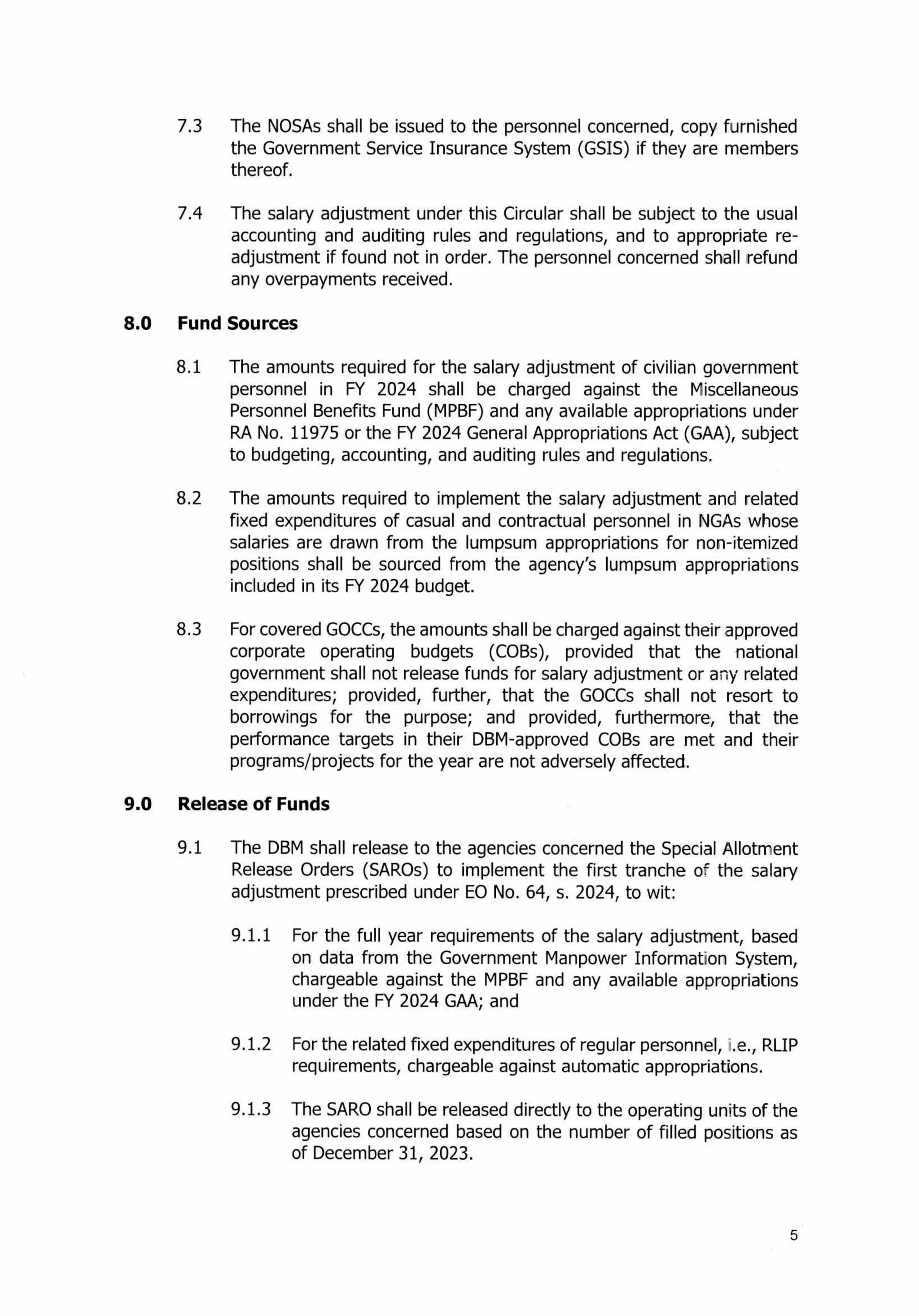 NATIONAL-BUDGET-CIRCULAR-NO-594 Of the Philippines | PDF