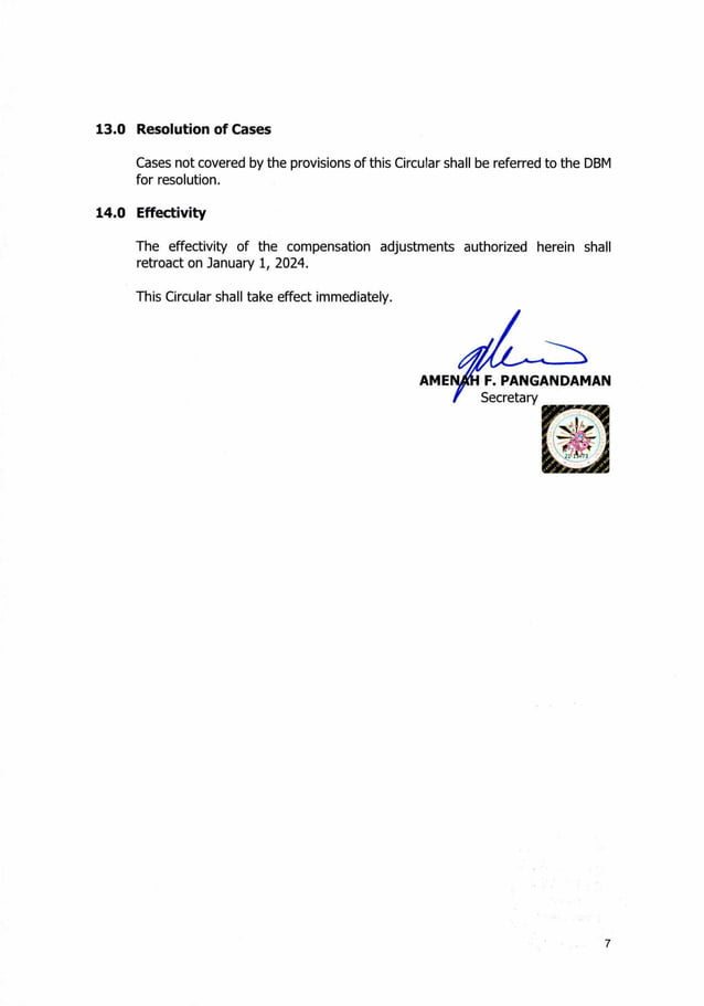 NATIONAL-BUDGET-CIRCULAR-NO-594 Of the Philippines | PDF
