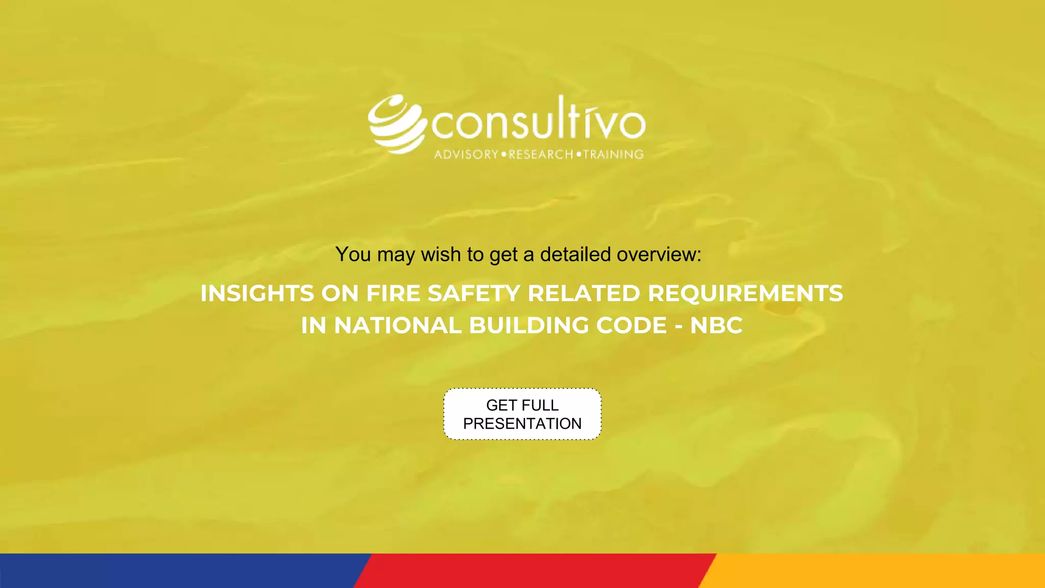 Insights on Fire Safety Related Requirements in National Building Code ...