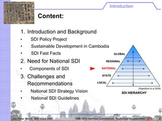 National Cambodian Sdi Project 2007 | PDF | Technology & Computing