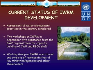 National Case Study: Developing an IWRM Plan for Kazakhstan | PPT