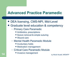 National Ems Scope Of Practice Model | PPT