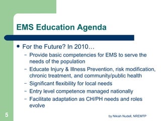 National Ems Scope Of Practice Model | PPT