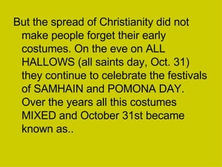 Halloween - History | PPT