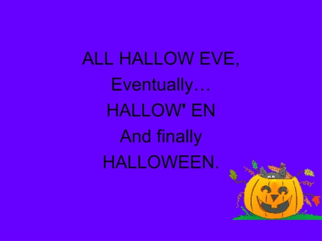 Halloween - History | PPT