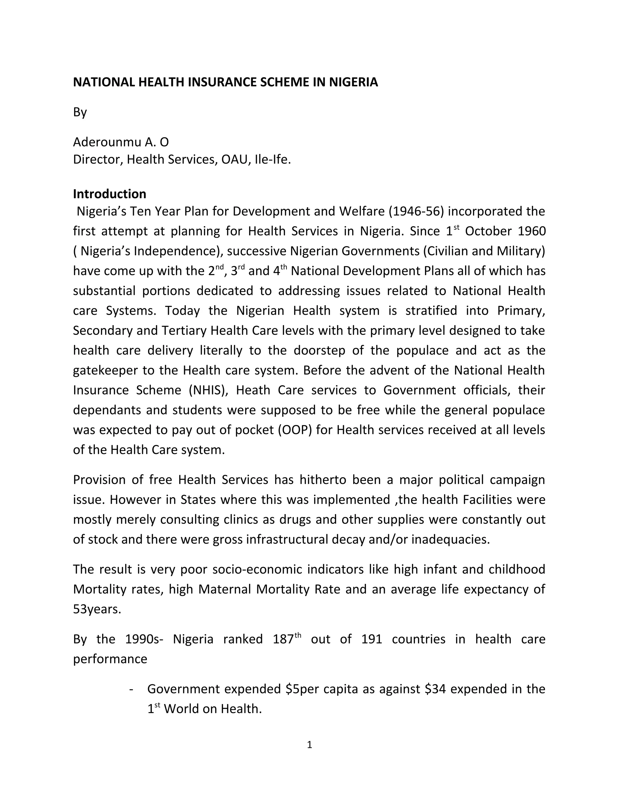 National health-insuraqnce-scheme-in-nigeria1 | DOC