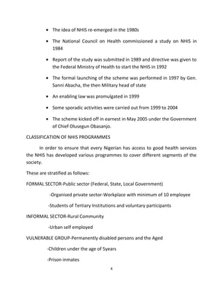 National health-insuraqnce-scheme-in-nigeria1 | DOC | Health Insurance ...