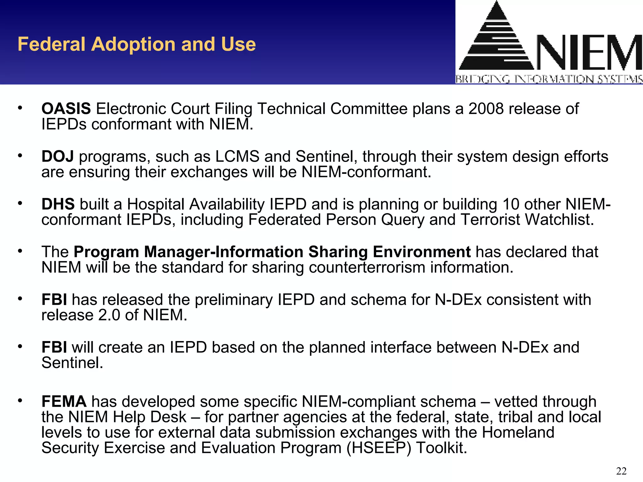 National Information Exchange Model | PPT