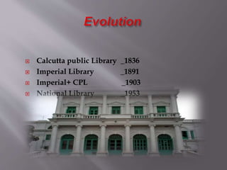 National library of India. Library and information science | PPT