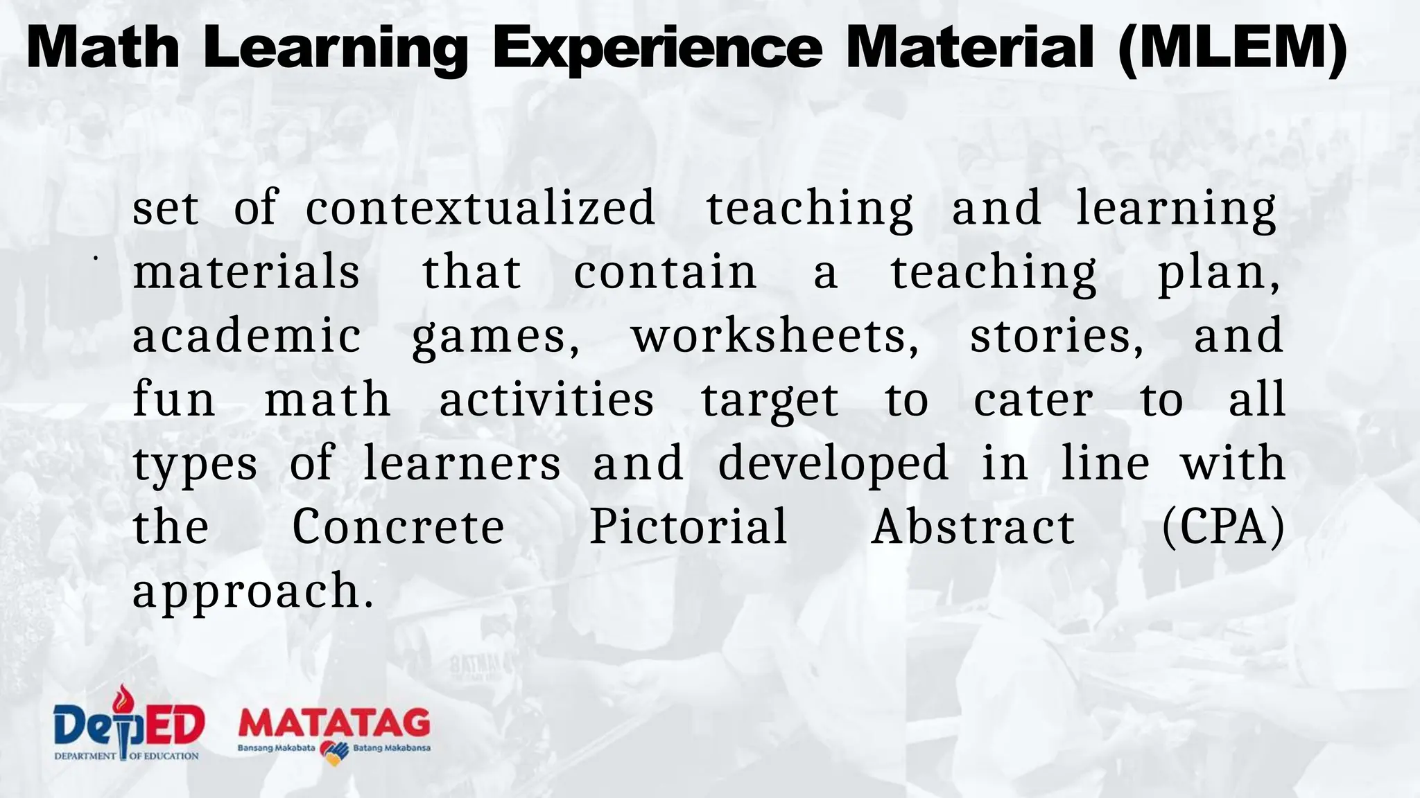 National-Mathematics-Program for Elementary and Secondarypptx | PPTX