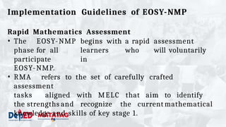 National-Mathematics-Program for Elementary and Secondarypptx | PPTX