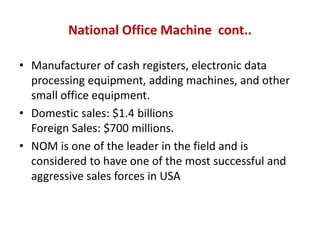 National office-machine | PPTX