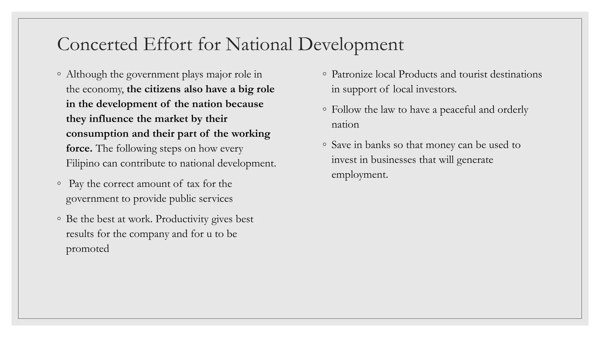 SOCIAL STUDIES 8 NATIONAL PROGRESS AND DEVELOPMENT | PPTX