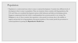 SOCIAL STUDIES 8 NATIONAL PROGRESS AND DEVELOPMENT | PPT