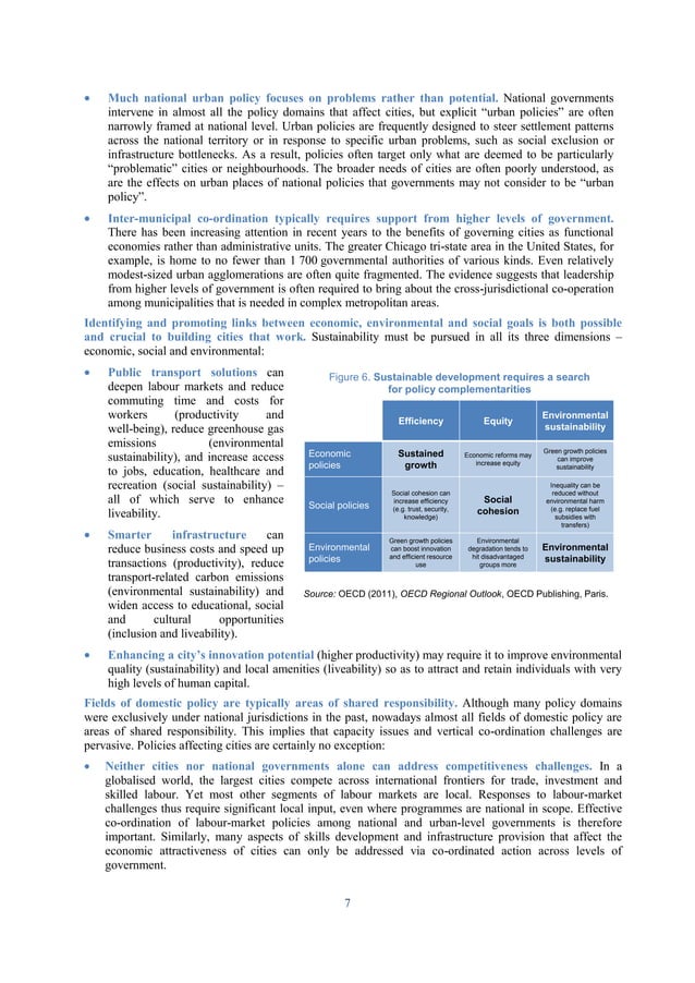 OECD National Urban Policy Framework | PDF