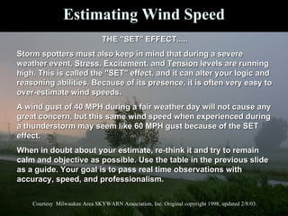 National Weather Service Storm Spotter Training | PPT