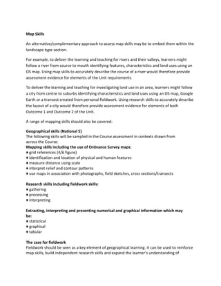 National 5 Geography Basics | DOCX