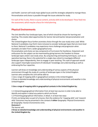 National 5 Geography Basics | DOCX | Geography | Science