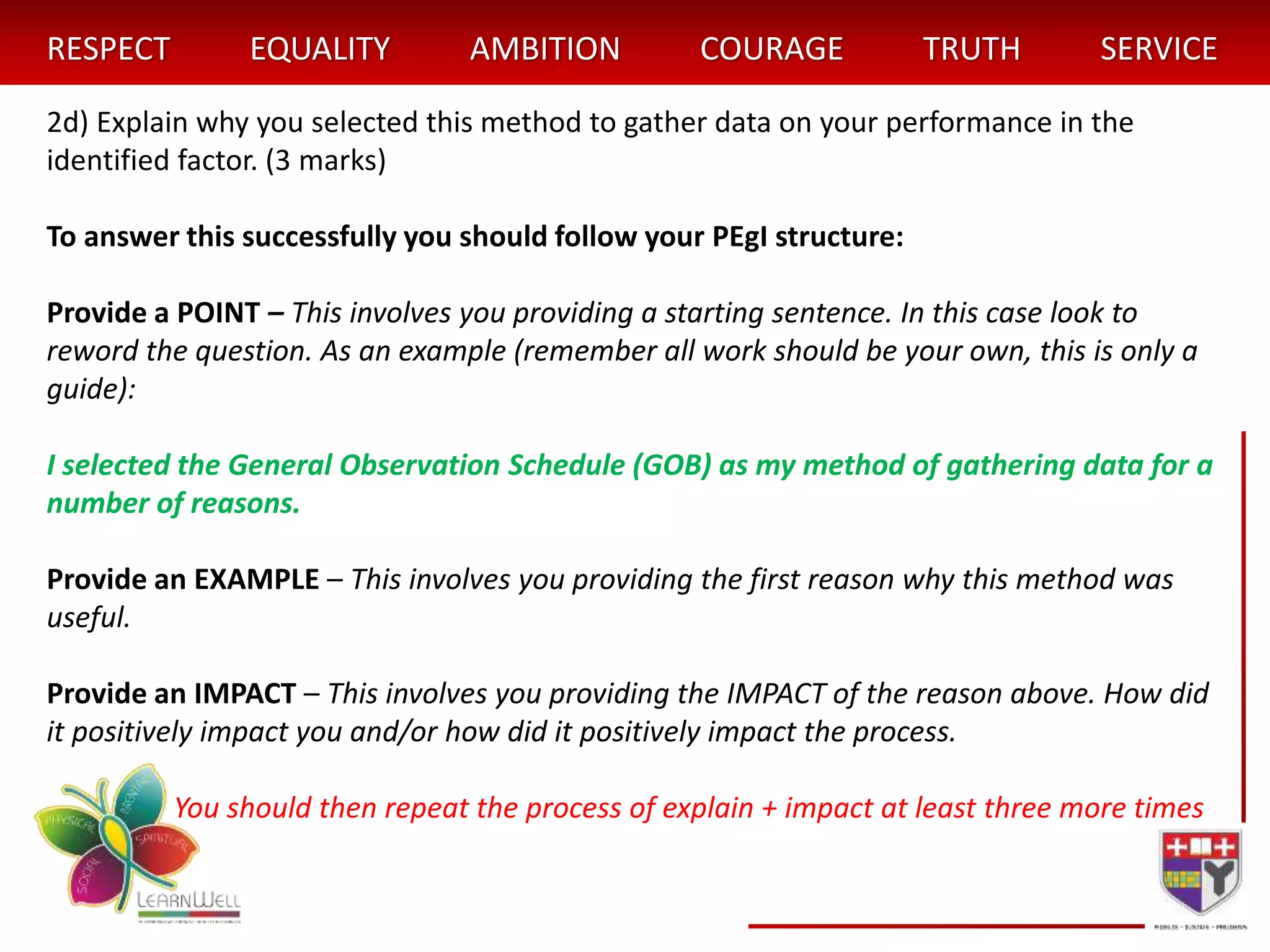 National 5 PE - Section 2 | PPTX