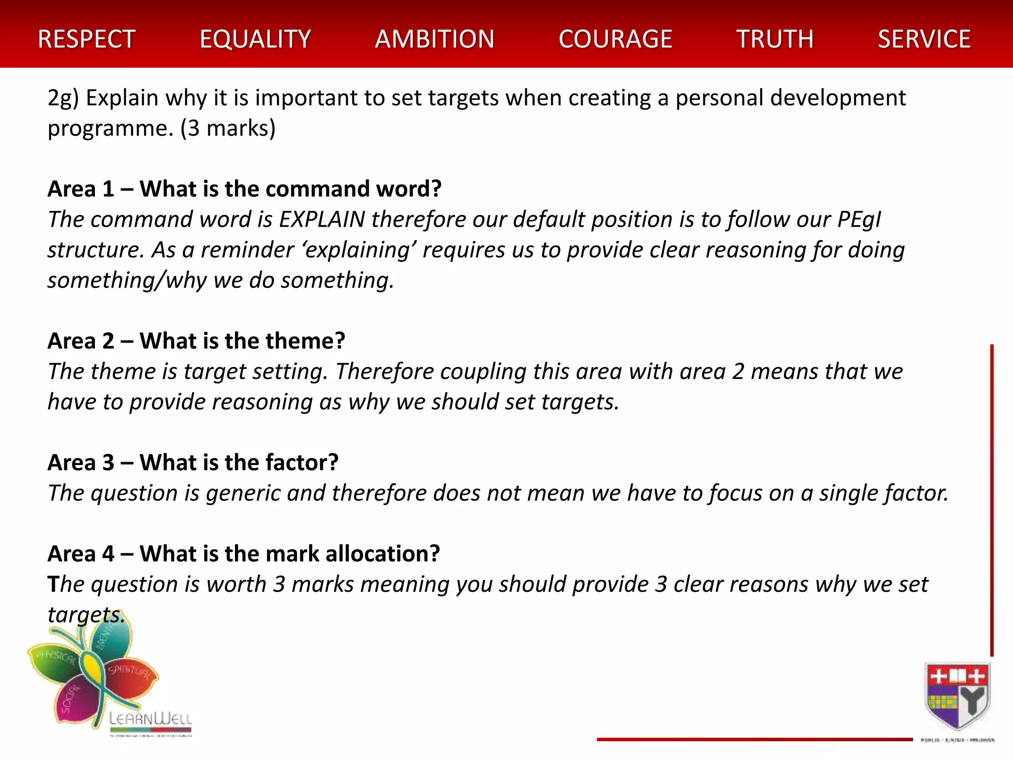 National 5 PE - Section 2 | PPTX