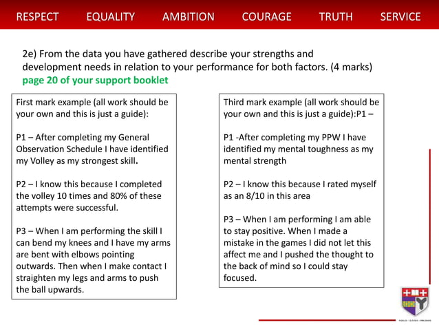 National 5 PE - Section 2 | PPTX