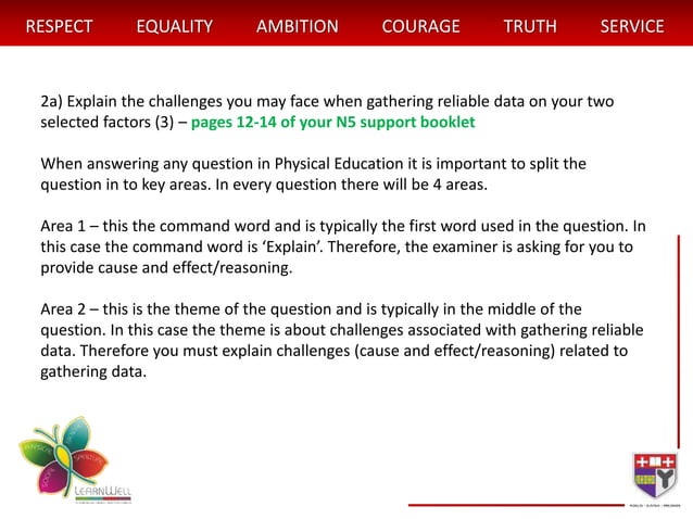 National 5 PE - Section 2 | PPTX
